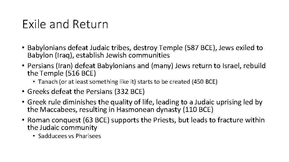 Origins of Judaism Biblical vs Archaeological history Biblical