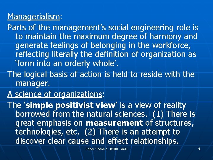 Chapter 8 B 200 Reader 4 Studying Organizations