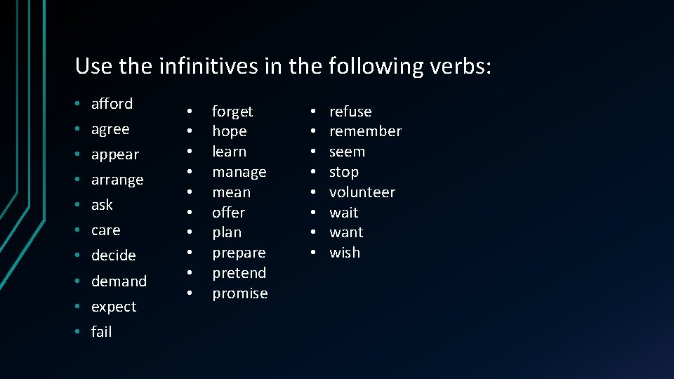 Gerunds and Infinitives What are Gerunds A gerund