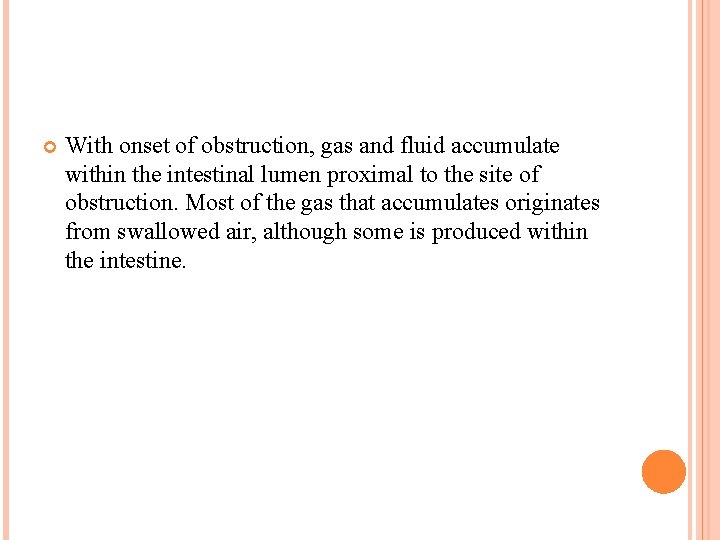 SMALLBOWEL OBSTRUCTION Ileus and other disorders of intestinal