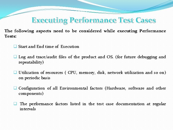 Basics of Performance Testing Abu Bakr Siddiq Topics
