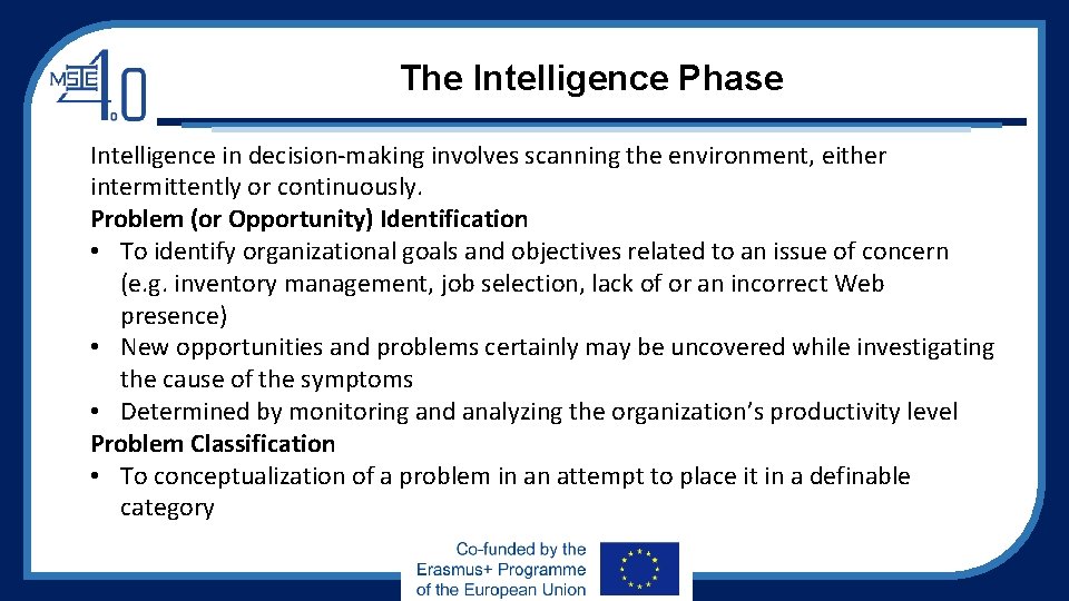 Intelligent Decision Support Systems Modelling of Decision Process