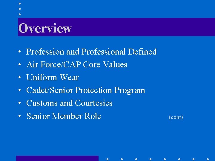 Professional Responsibilities Overview Profession and Professional ...