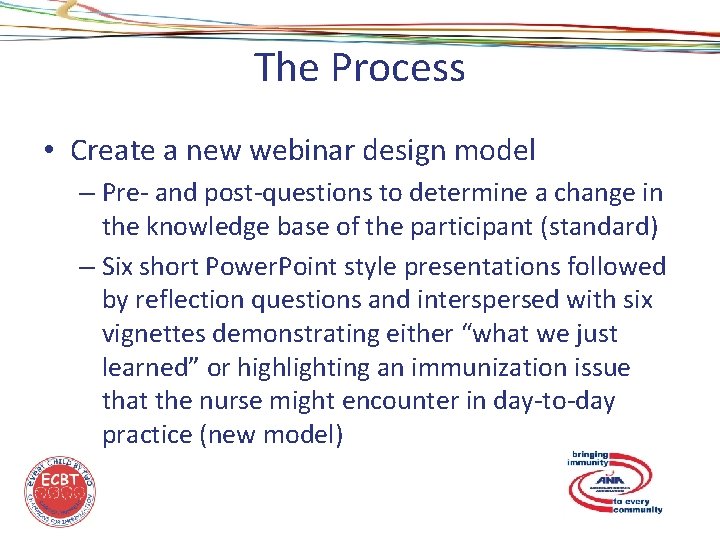 Bringing Immunity to Every Community Online Immunization Continuing