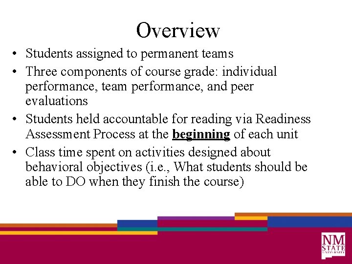 Using teambased learning to teach psychology 29 th