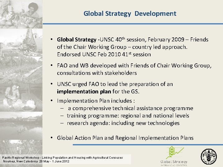 Global Strategy to Improve Agricultural and Rural Statistics