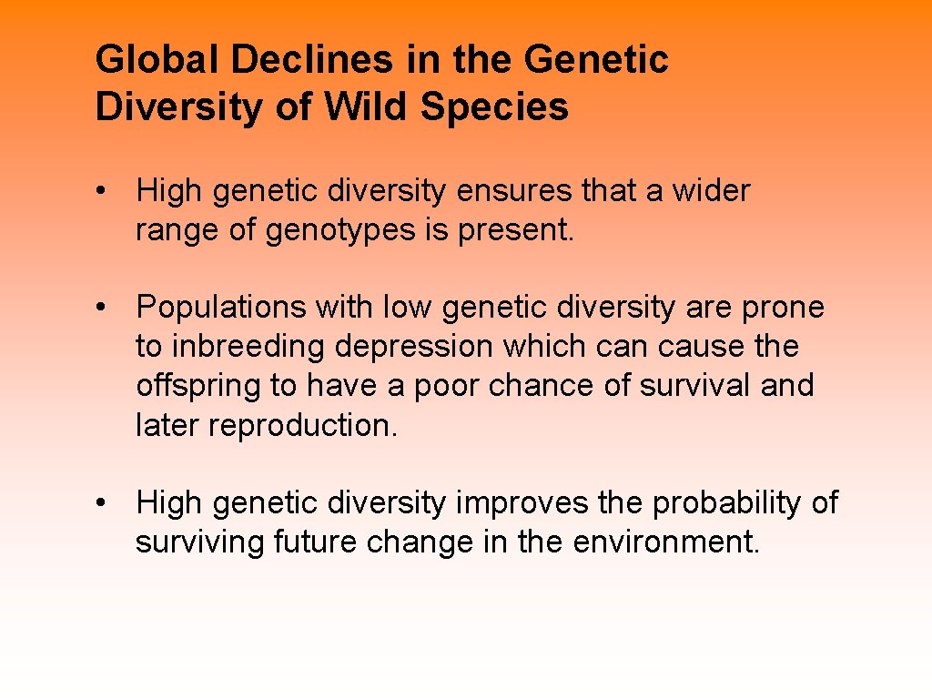 Chapter 18 Conservation of Biodiversity Friedland Relyea Environmental