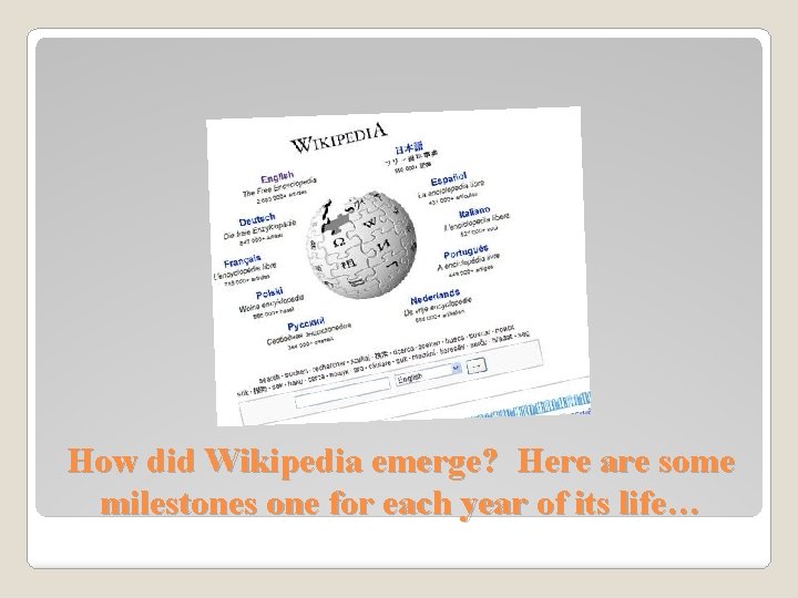 Happy Birthday Wikipedia A Look at 12 years