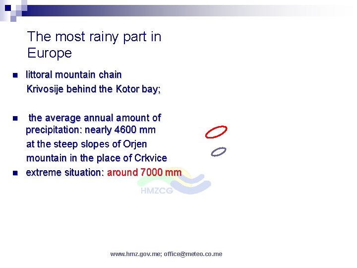 Status of drought monitoring in Montenegro Prepared by