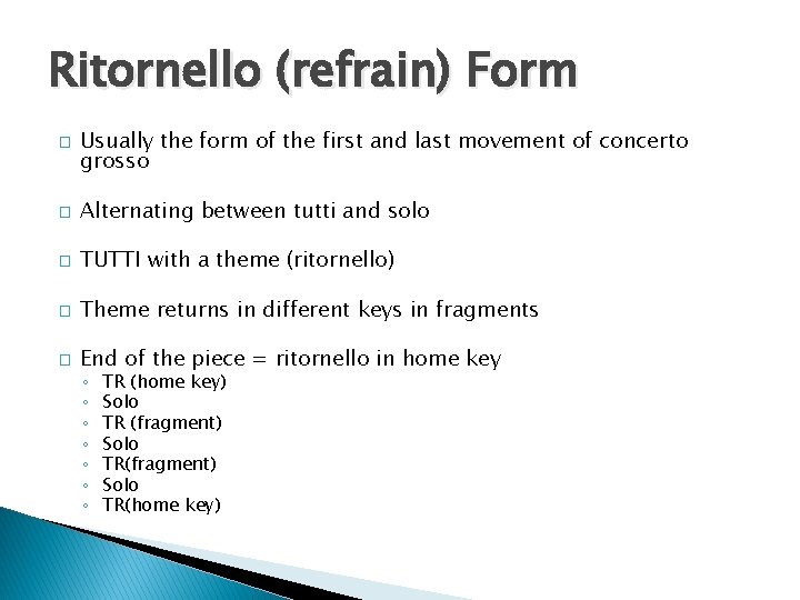 Baroque Music 1600 1750 IGCSE Year 10 October