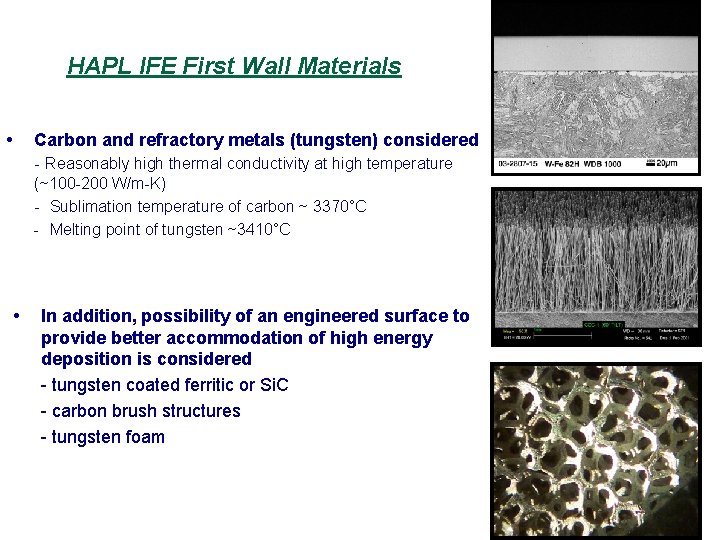 IFE First Wall Survival Development and Testing of