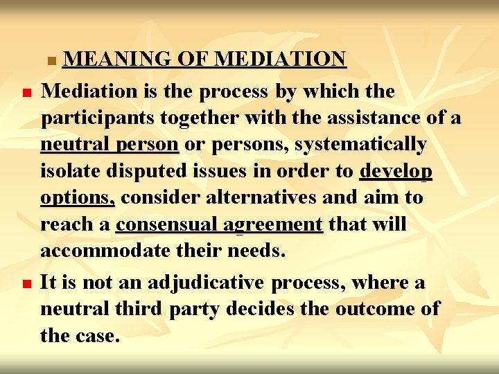 Mediation Training Programme By Adv Dr Santosh A