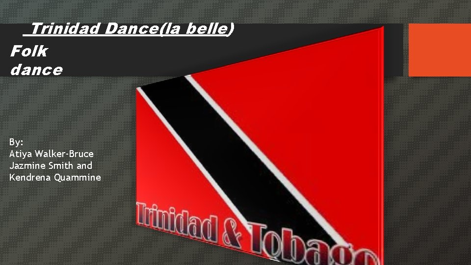 Trinidad Dancela belle Folk dance By Atiya WalkerBruce