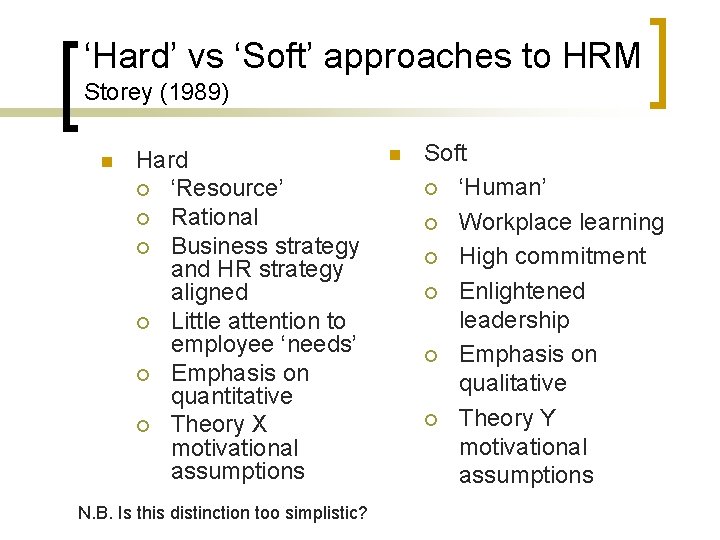 Managing Human Resources HRM past present and future