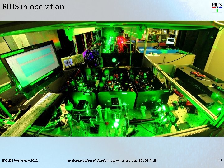 Implementation of titanium sapphire lasers at ISOLDE RILIS