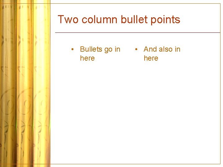 Xmas Wrap Template Presenter Name Example Bullet Point