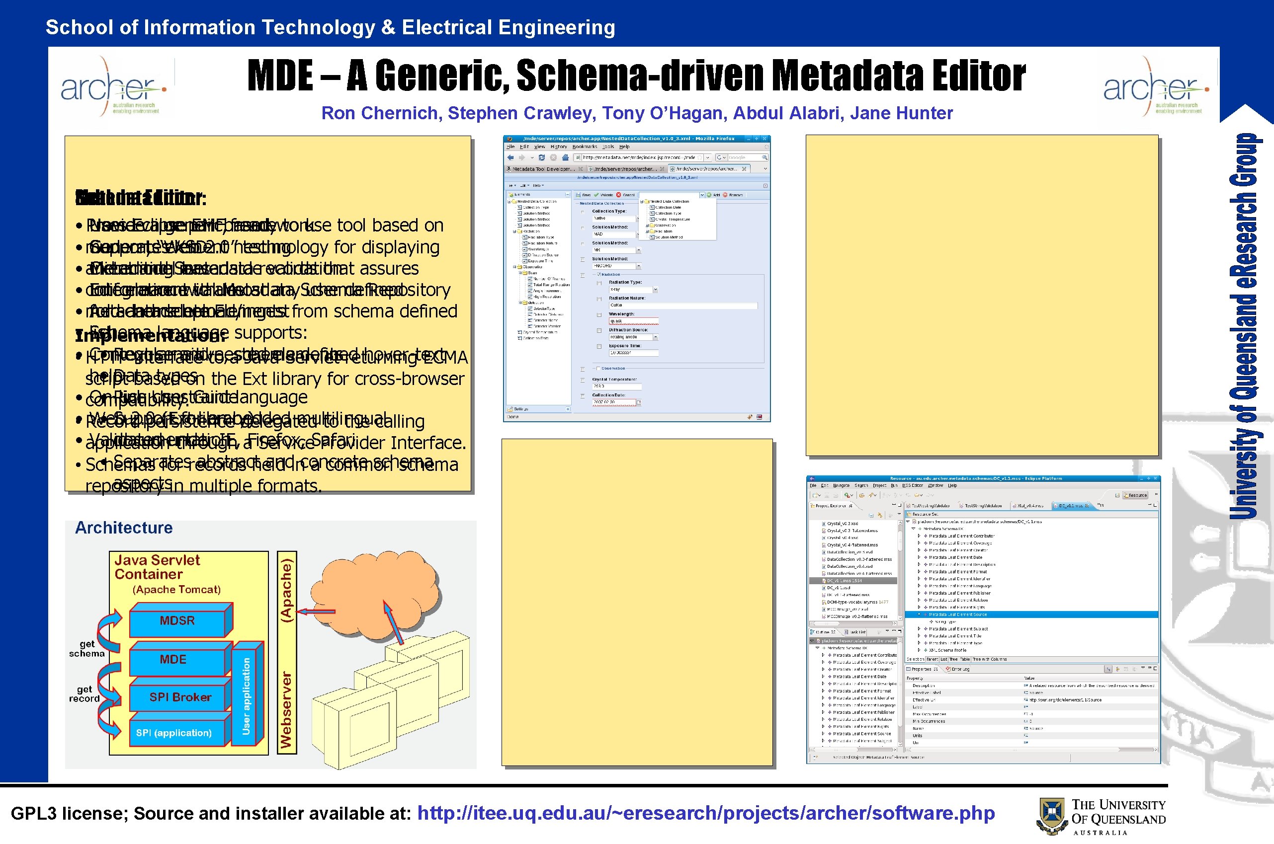 School of Information Technology Electrical Engineering MDE A