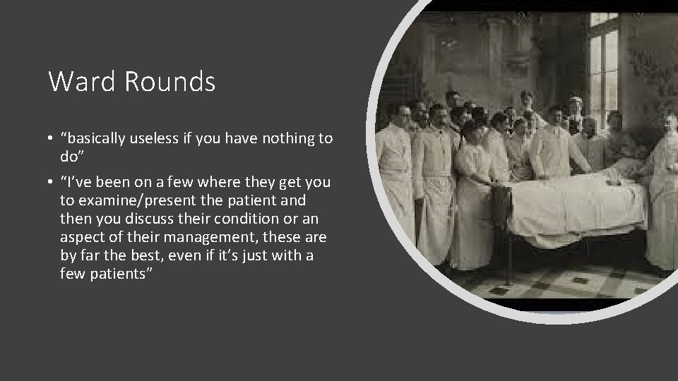 How Medical Students Like to be Taught on