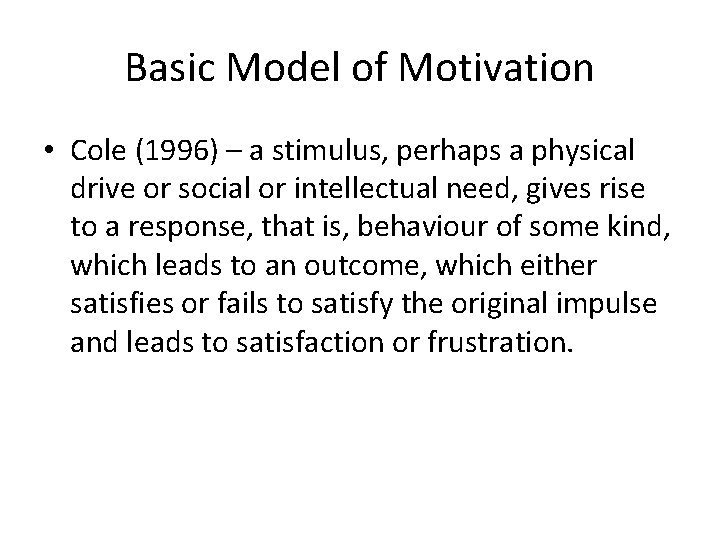Colbourne College Organisational Behaviour Unit 12 Week Five