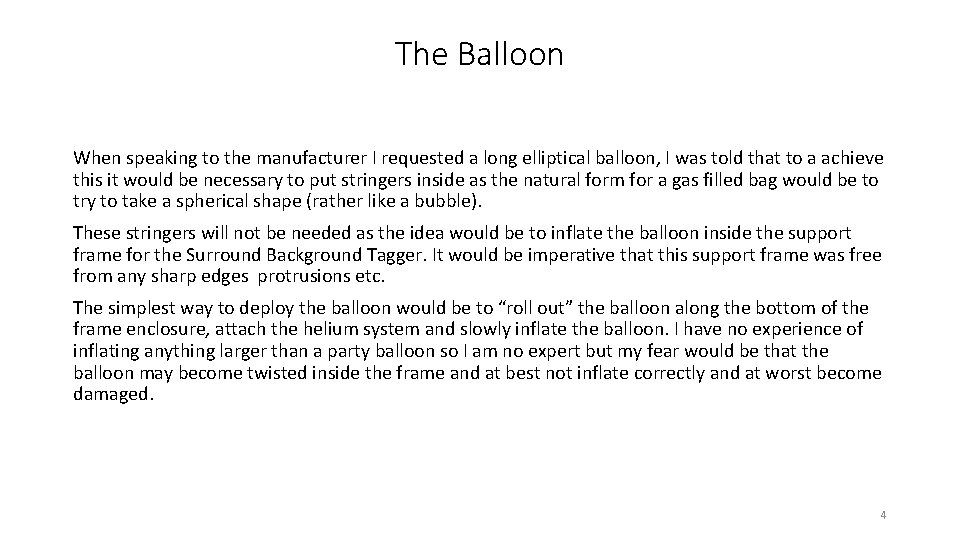 Helium Balloon for the SHIP Decay Volume Geoff