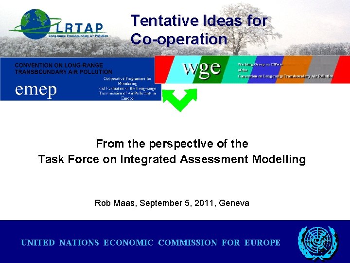 Tentative Ideas for Cooperation From the perspective of