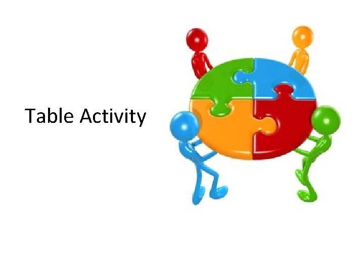 Table Activity List Rank Compare Illustrate For important