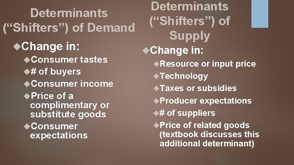 Demand Supply Market Equilibrium UNIT 1 STATER Two