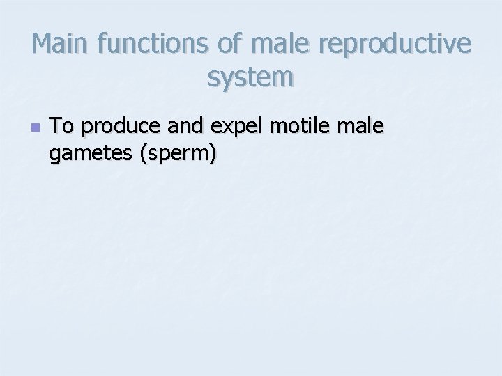 Reproductive systems in humans Start by labelling the