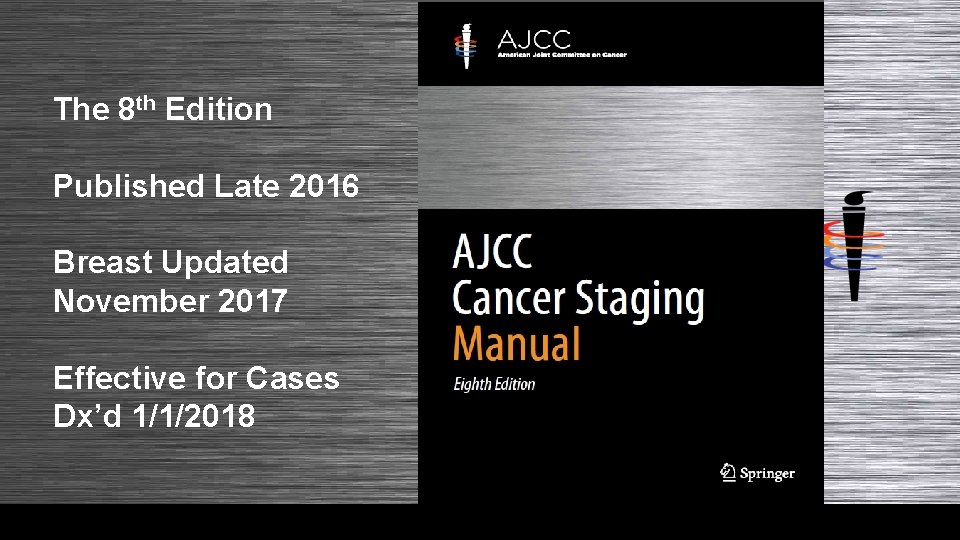Changes to Breast Cancer Staging AJCC 8 th