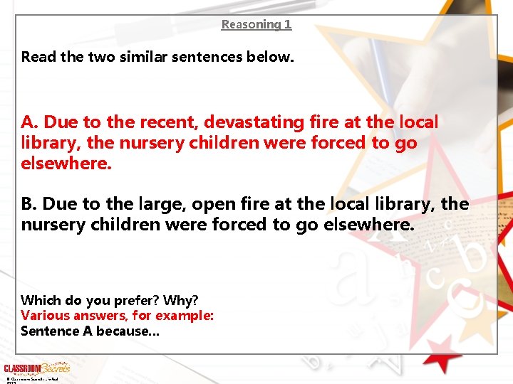 Year 5 Spring Block 4 Expanded Noun Phrases