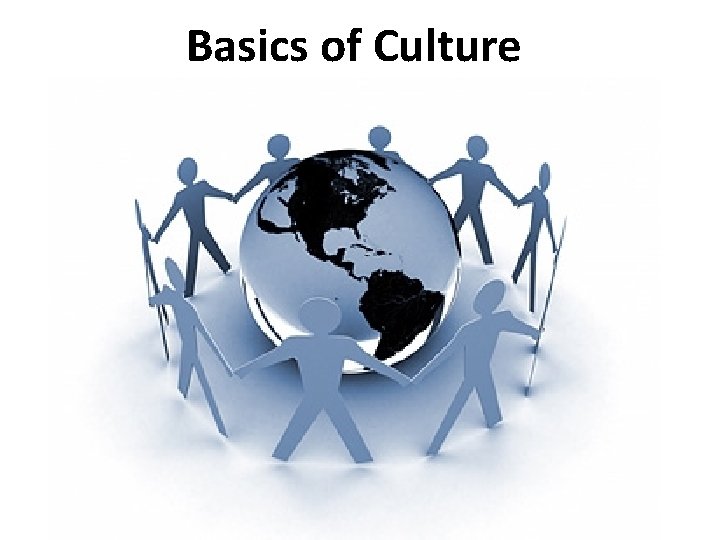 Basics of Culture What is Culture Knowledge attitudes