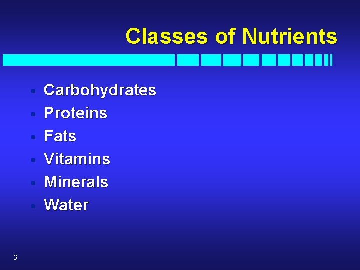 Nutrition II Nutrient Interactions in the Body General