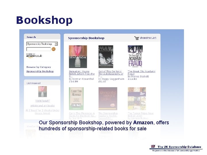 A sponsors guide to December 2012 Information available