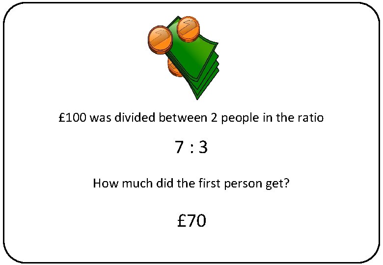 Ratios Quantities Bingo Only Answers A Students should