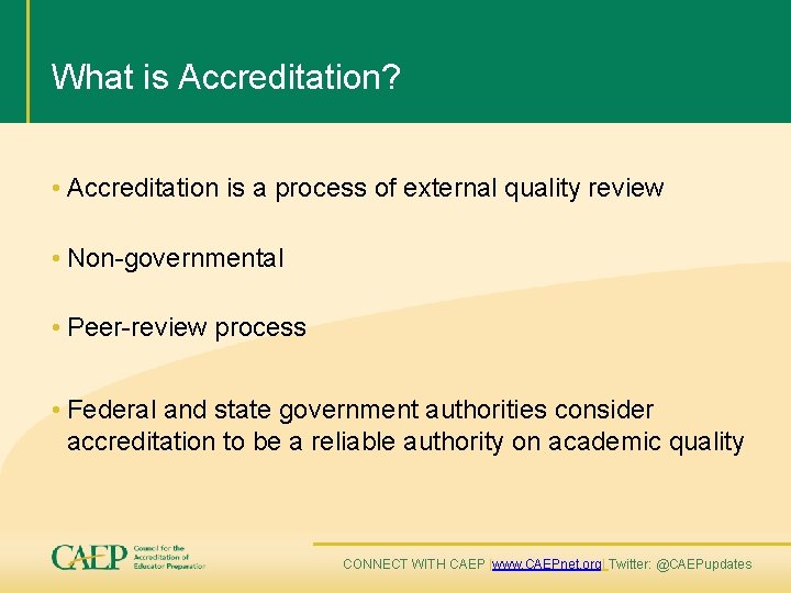 Welcome to CAEP Visitor Training Webinar 1 This