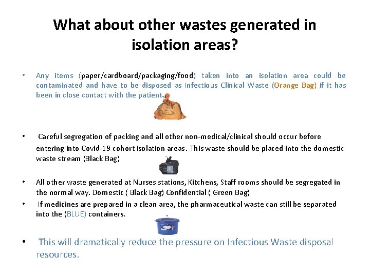 COVID19 Waste Management Guidance Covid19 waste should be