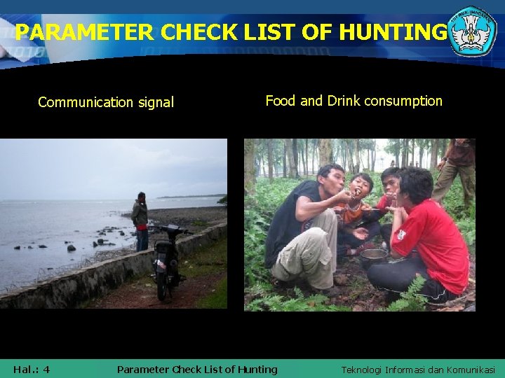 HUNTING SELECTING SHOOTING LOCATION PARAMETER CHECK LIST OF