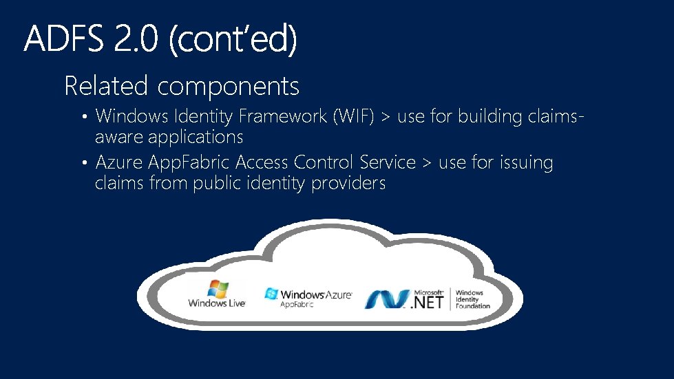 Windows Forms Based Auth Claim Type Claim Value