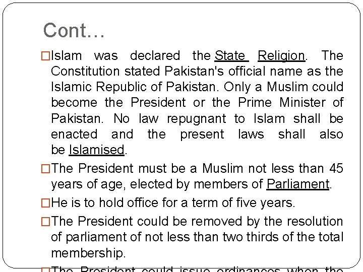 Constitution of Pakistan of 1973 Introduction The Constitution