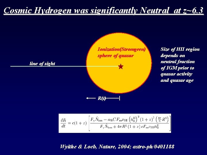 STSc I Feb 27 2004 Exploring Early Structure