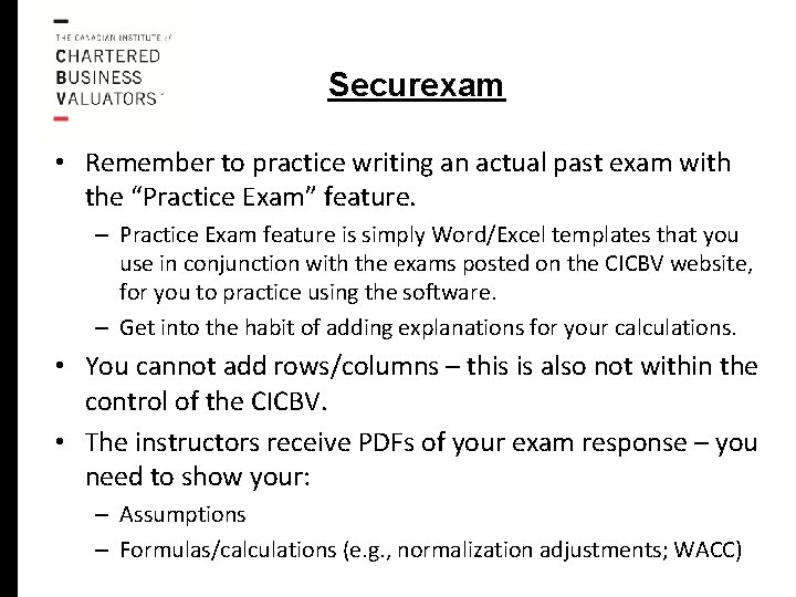 Level 1 Introductory Business Valuation SpringSummer 2016 Conference