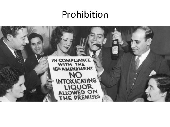 Prohibition and the Flappers The Roaring 20 s