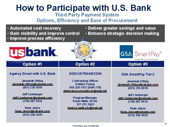 U S Bank Freight Payment Third Party Payment