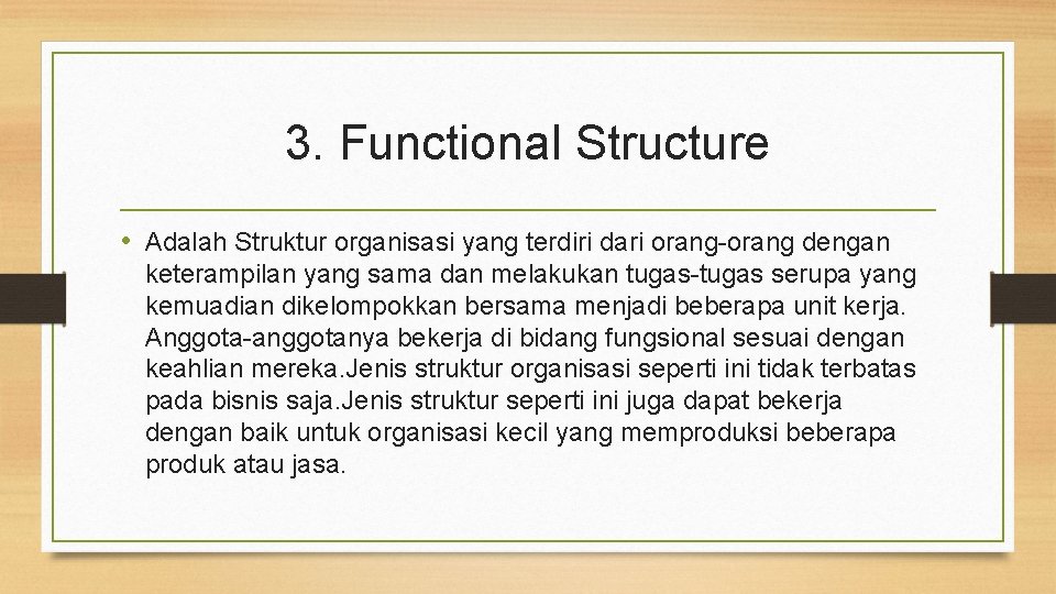 Struktur dan Desain Organisasi Kelompok 1 Ade Febriany