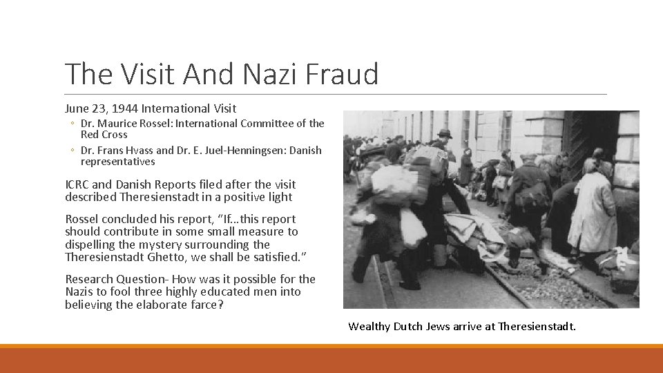 The Nazi Show Camp Theresienstadt and the 1944