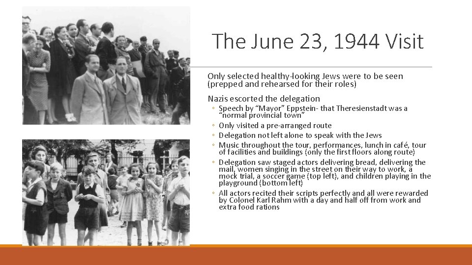 The Nazi Show Camp Theresienstadt and the 1944