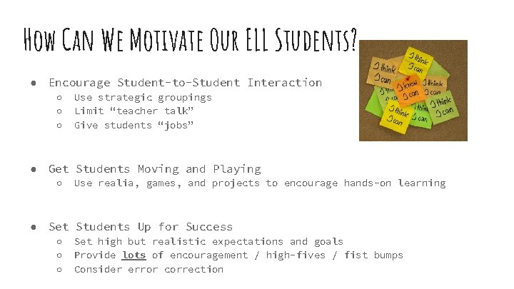 Motivating English Language Learners Strategies Tips and Activities
