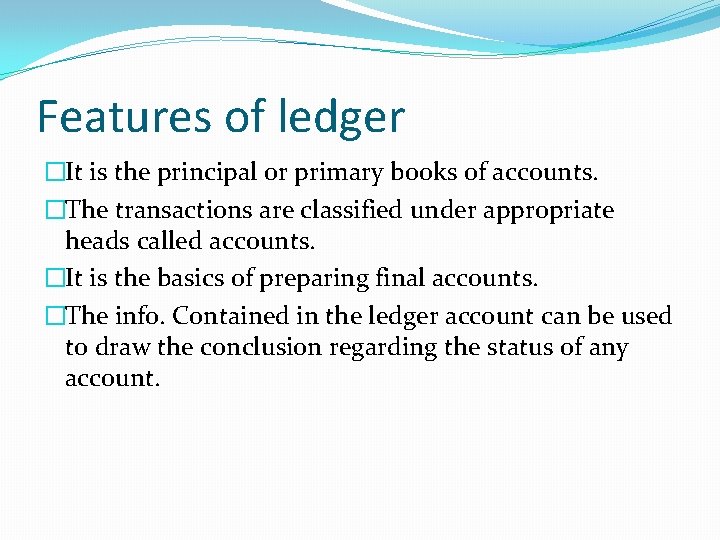 Project work Topic ledger Submitted by Aniket Introduction