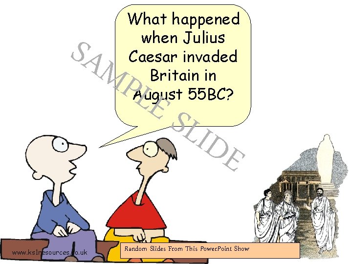 What happened when Julius Caesar invaded Britain in