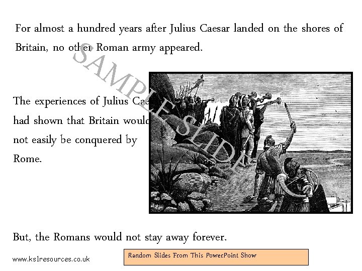 What happened when Julius Caesar invaded Britain in